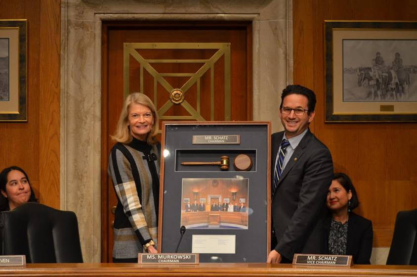 Murkowski, SCHATZ Lead organizational Business meeting to recognize ...