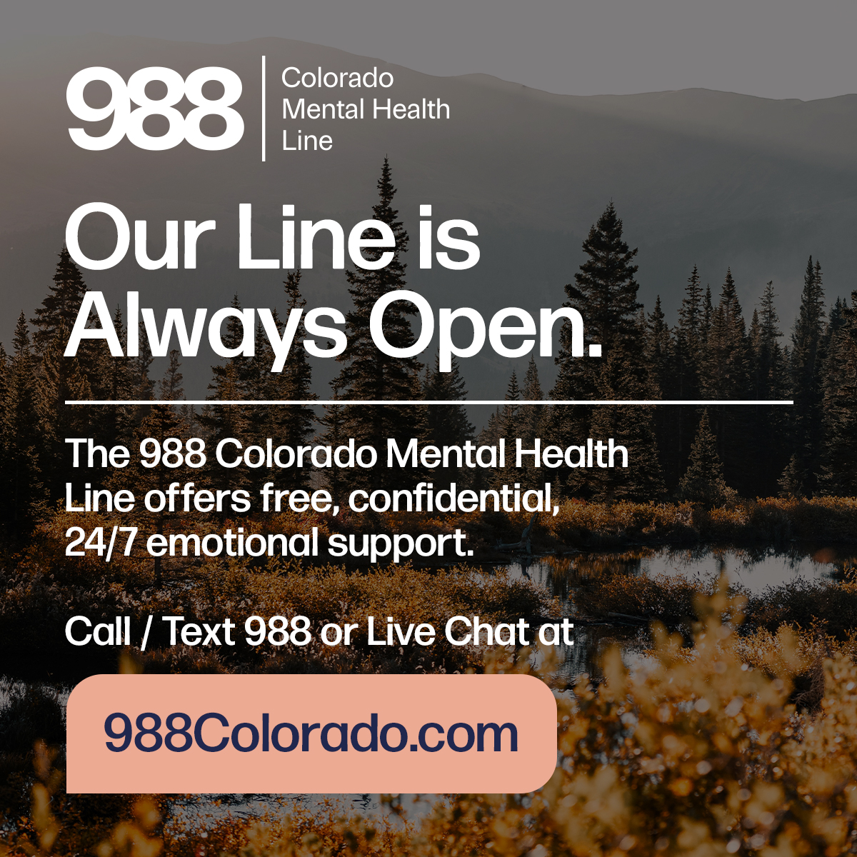 988 Colorado Mental Health Line Marks One Year of Impact - Yellow Scene ...
