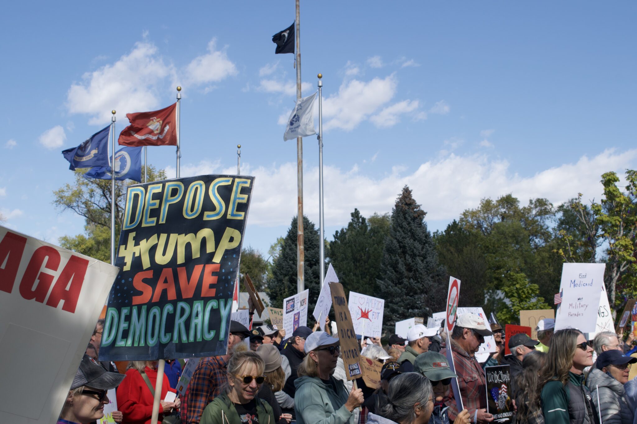 Chants of Democracy: Longmont and Boulder March for No Kings