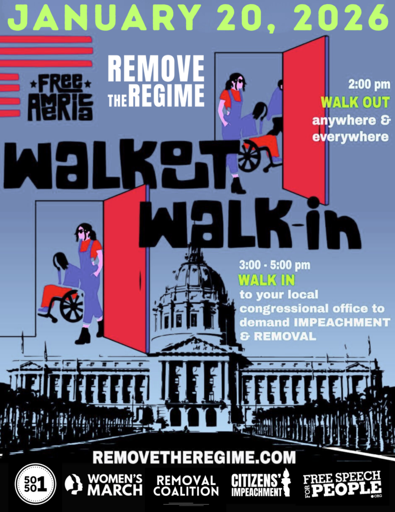 Walk-out/Walk-in Remove the Regime - Yellow Scene Magazine